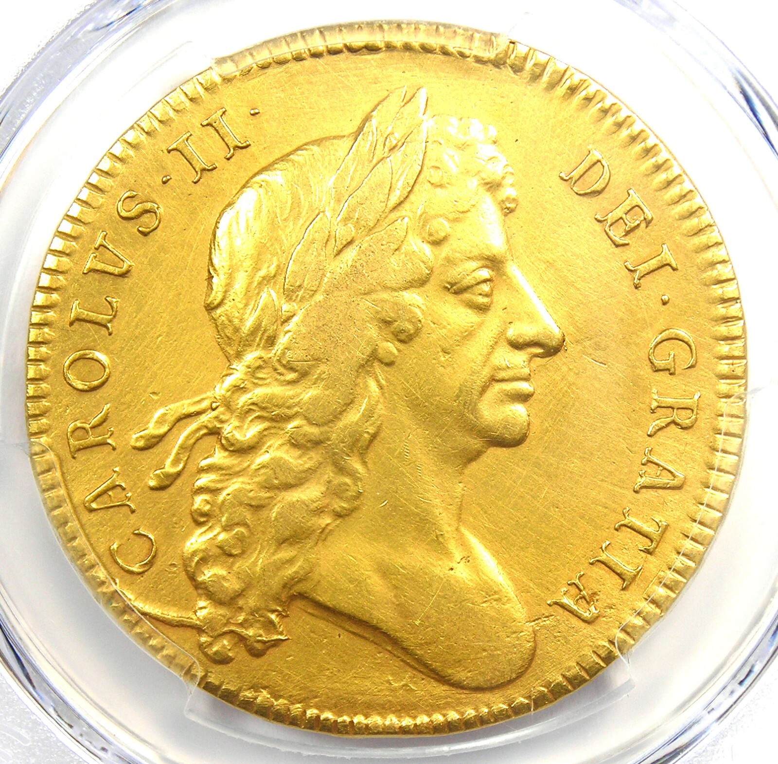 1679 Britain England Charles II Gold 5 Guineas Coin 5G - PCGS XF ...