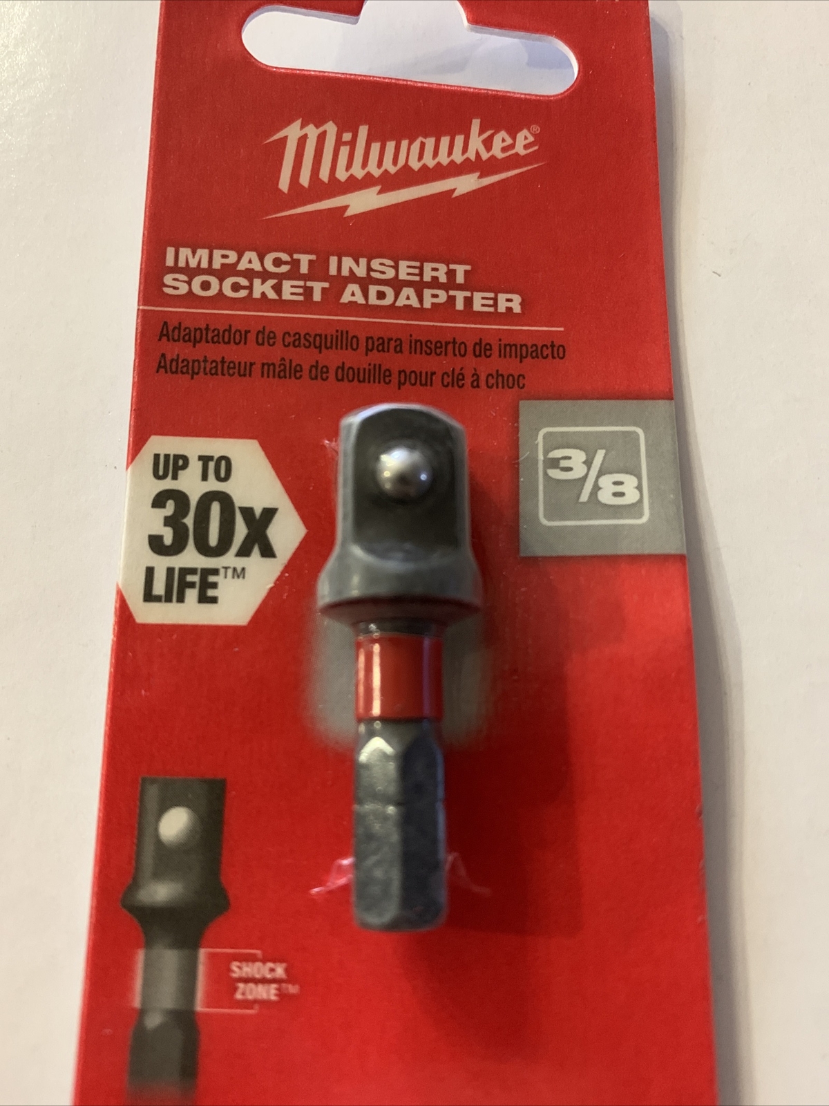 Milwaukee Accessory 48-32-5021 Insert Socket Adapter 3/8" Drive Size ...
