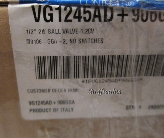 Vg1245ad 906gga Johnson Controls Valve / Actuator for sale online | eBay