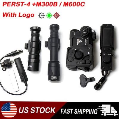 Metal PERST-4 Laser Aiming IR Infrared+Green Laser Combo M600C M300B ...