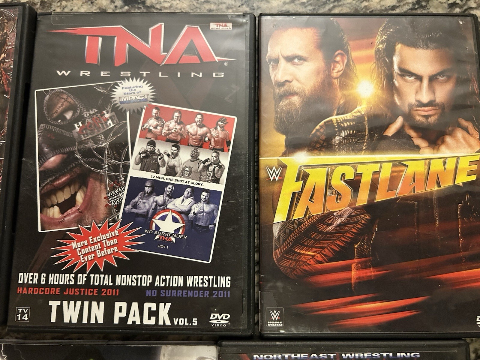12 WWE TNA ROH DVDs! Rare! | eBay