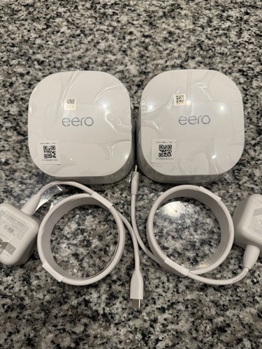 Eero 6 WiFi 6 Mesh Router 2-Pack Open Box, Tested, Factory Reset ...