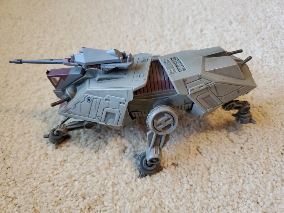 Star Wars AT-TE Walker Action Fleet Hasbro Saga 2002 | eBay