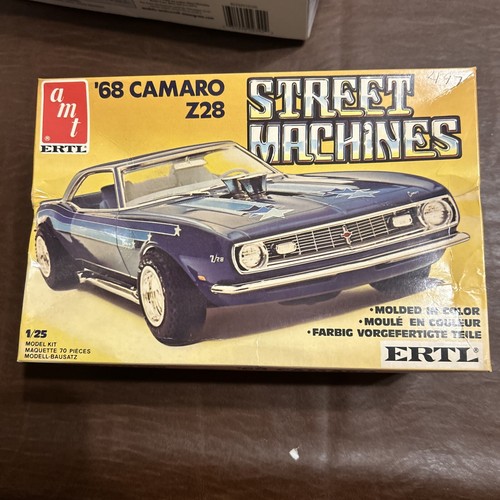 * AMT ERTL 1/25 SCALE '68 CAMARO Z28 STREET MACHINES PLASTIC MODEL KIT ...