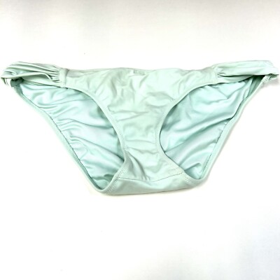 Victorias Secret Size Medium Knockout Cheeky Bikini Bottoms Light Blue ...
