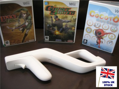 Wii Ultimate ZAPPER Gun Shooter Games Bundle + Nintendo Wii Light GUN ...