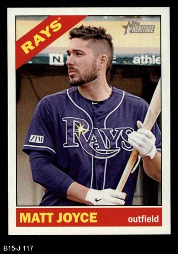 2015 Topps Heritage #117 Matt Joyce Rays 8 - NM/MT | eBay