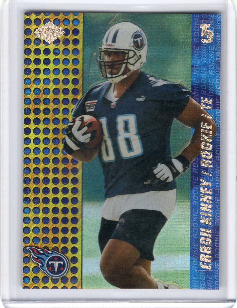 ERRON KINNEY 2000 Collector's Edge T3 HOLO PLATINUM ROOKIE #112/500 ...