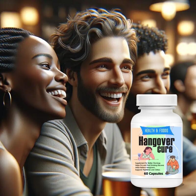 Hangover Cure Relief Pills, All Natural Formula, Supports Nighttime ...