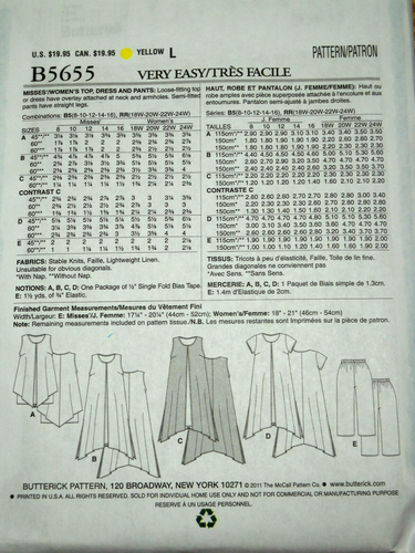 Butterick 5655 Dress Pants and Tunic Misses 8-14 Sewing Pattern | eBay