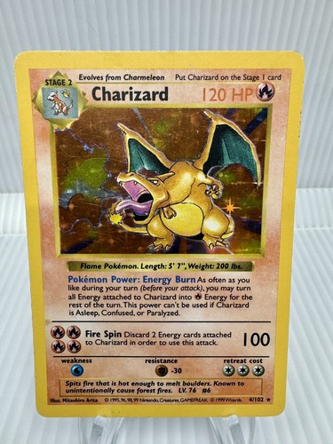 Shadowless Charizard #41 Pokemon Card | Base Set | Good condition | eBay