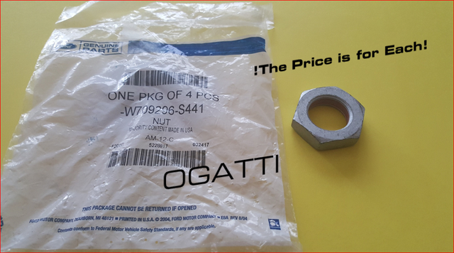 NEW GENUINE MERCEDES BENZ UPPER CONTROL ARM LOCK NUT OEM PART NO. A ...