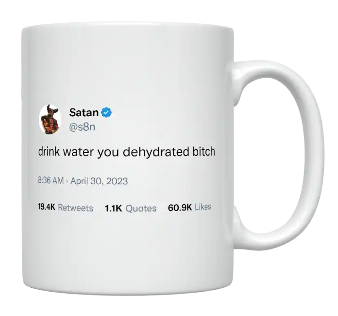 Satan - Drink Water | eBay