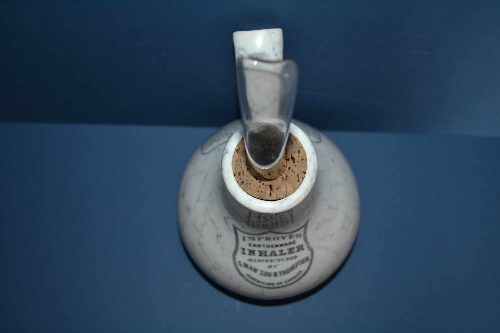 Antique 19th Century Medical Earthenware Inhaler S Maw & Thompson ...