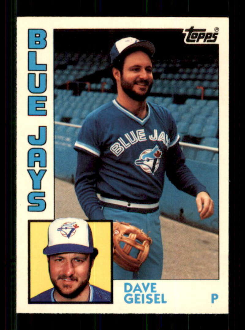 1984 Topps Tiffany #256 Dave Geisel NM/NM+ Blue Jays 233796 | eBay