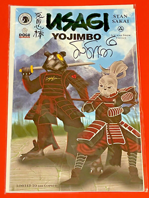 SDCC 2023 USAGI YOJIMBO #1 ICE SNOW Stan Sakai Green Foil Variant DOGU ...