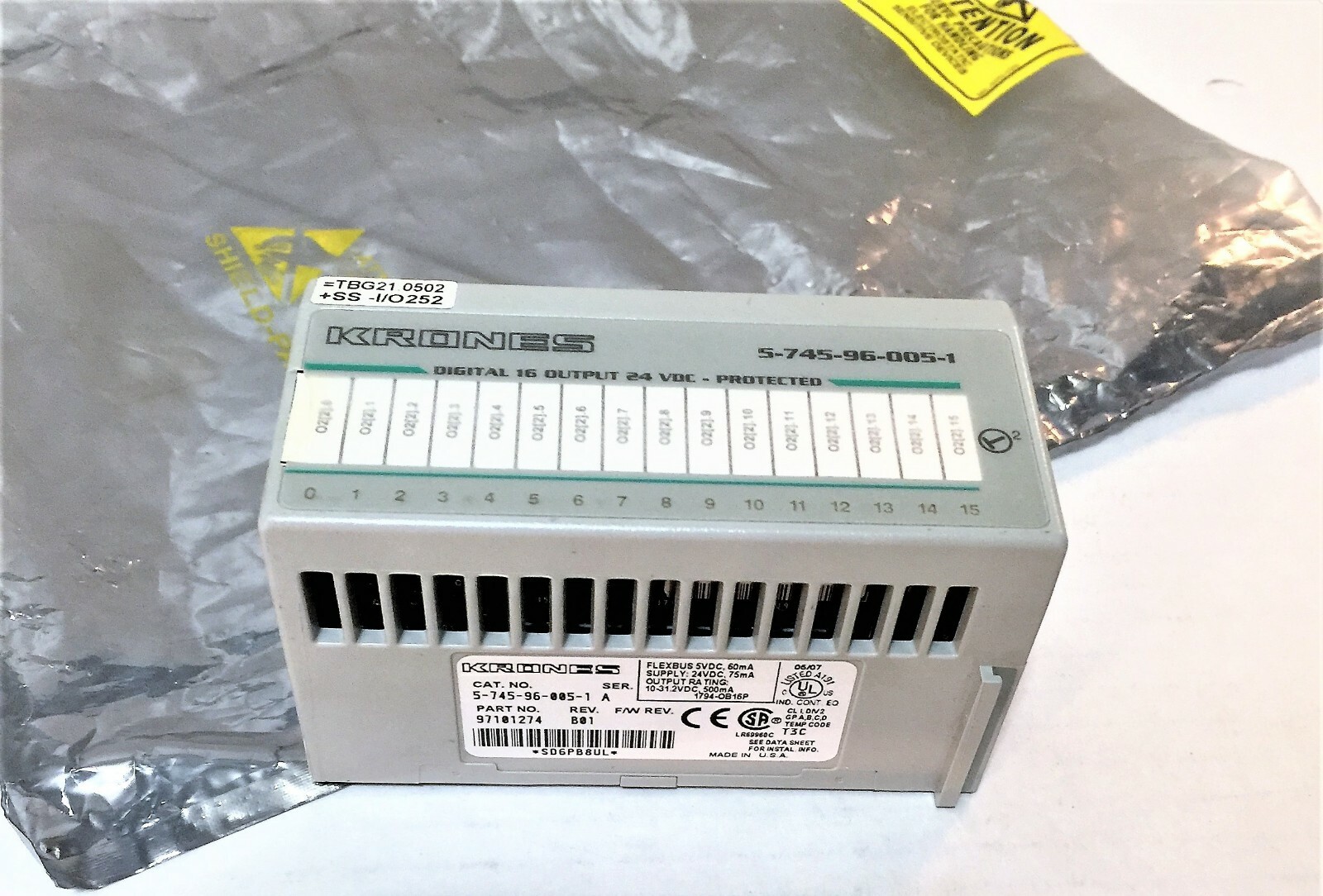 KRONES 5-745-96-005-1 SER A OUTPUT MODULE | eBay
