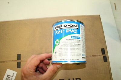 Weldon 721 PVC Blue Glue 1 Quart | eBay