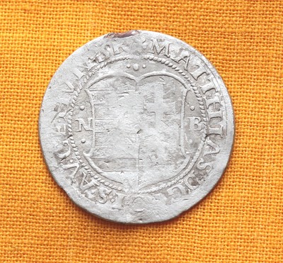 Medieval Silver Coin - II. Mathias 1615 silver grosso Madonna and Baby ...