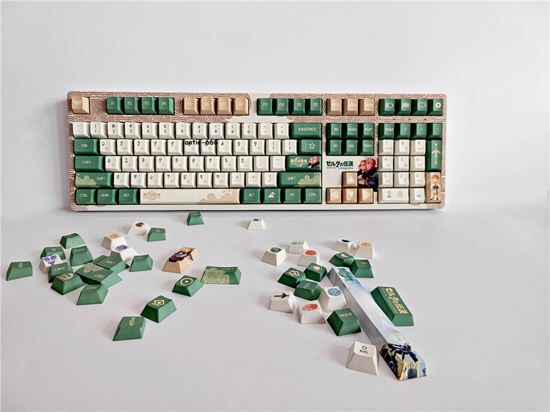 The Legend of Zelda 140 Keycaps PBT Cherry Height Keycap for Cherry MX ...