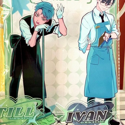 2Pcs/Set Alien Stage Ivan/Till Acrylic Desktop Stand Figure Collection ...