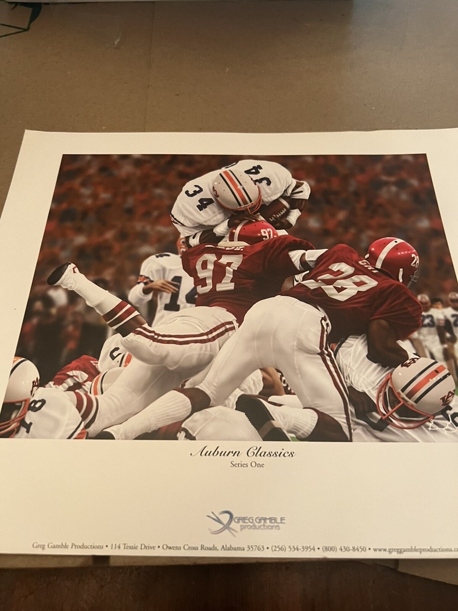 Auburn Bo Jackson Poster Auburn Tigers Two Sport Legend Bo Jackson