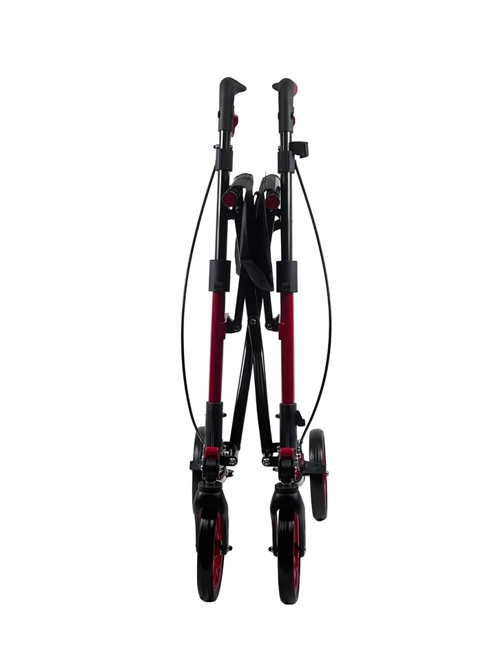 Rollator Walker Folds 300 lb Weight Capacity Adjustable Blue UpWalker ...