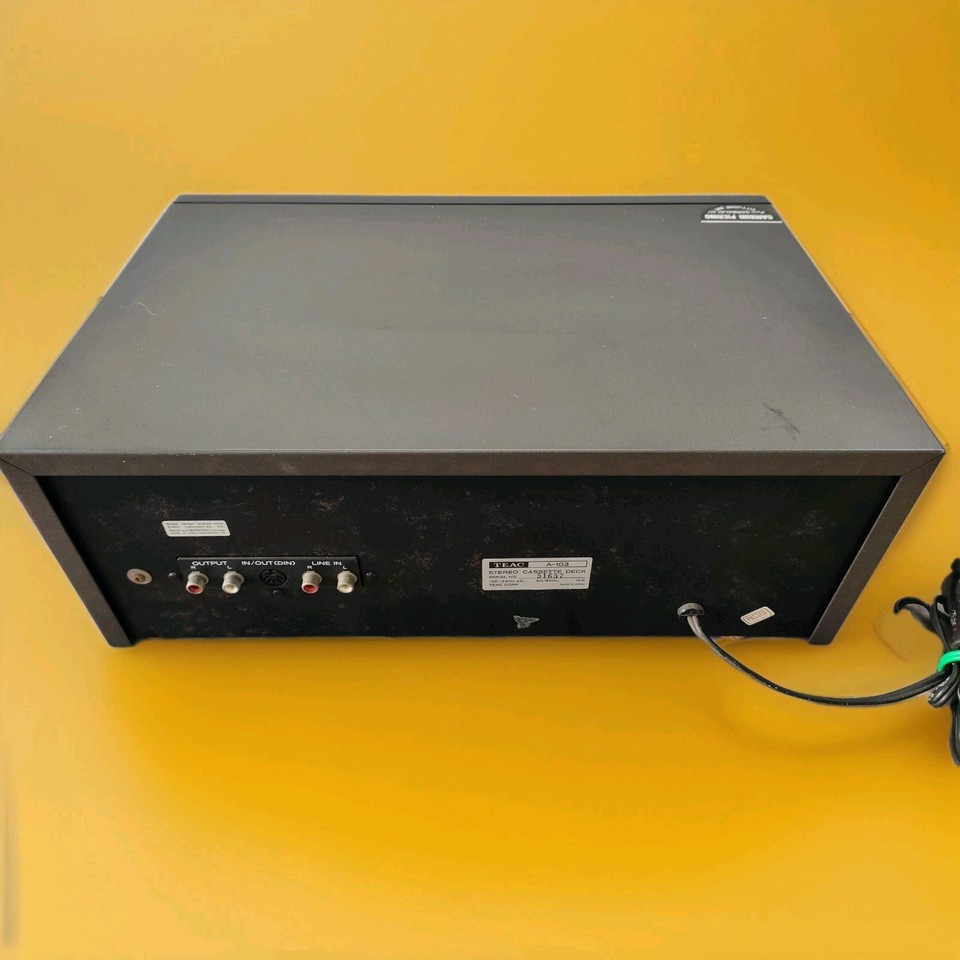 TEAC A-103 STEREO HI-FI REGISTRATORE CASSETTE DECK Made in JAPAN | eBay
