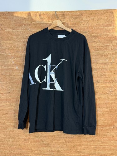 Calvin Klein x Palace 'CK1' X-Large Long Sleeve T-Shirt Crewneck Black ...