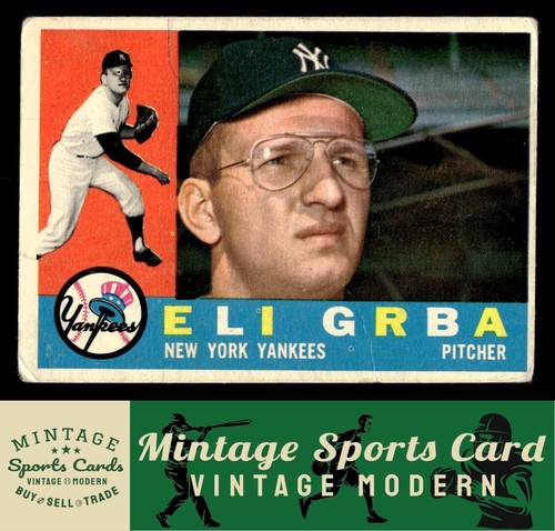 1960 Topps - Eli Grba - Rookie RC #183 New York Yankees | eBay