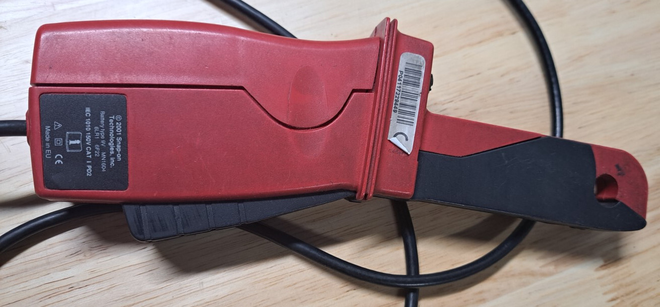 SNAP-ON Low Amp Current Clamp Probe EETA308A | eBay