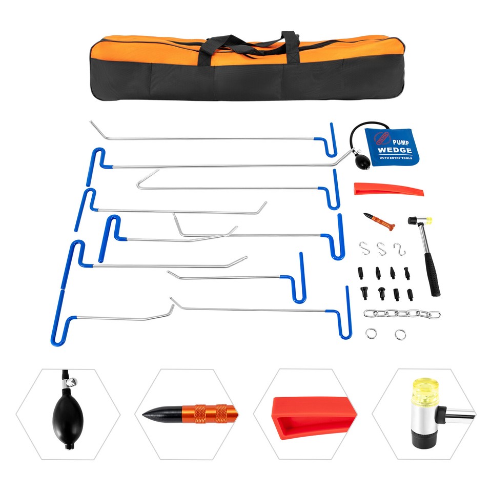 Car Paintless Dent Repair Kit - 30PCS B Style Rod Tools for Auto Body ...