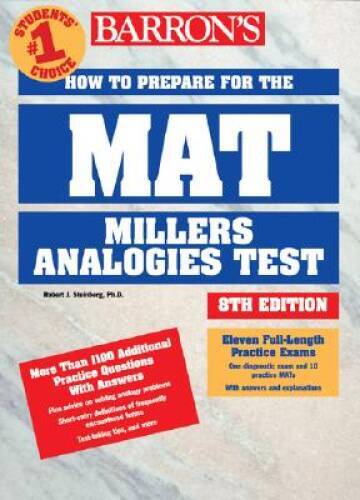 How to Prepare for the MAT: Miller Analogies Test (Barrons MAT ...