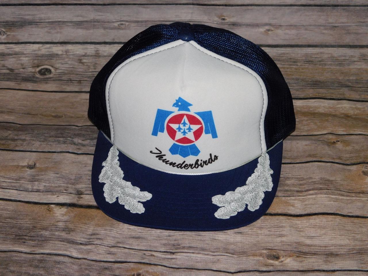 Vintage USAF Air Force Thunderbirds Hat Snapback Truc… - Gem