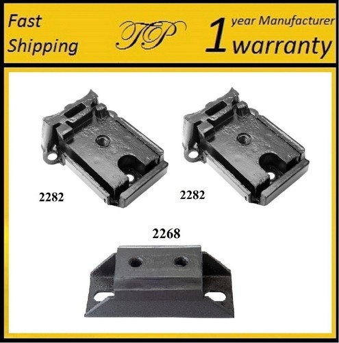 3PCS MOTOR & TRANS MOUNT FOR CHEVROLET C10, C20, C30 PICKUP, SUBURBAN ...