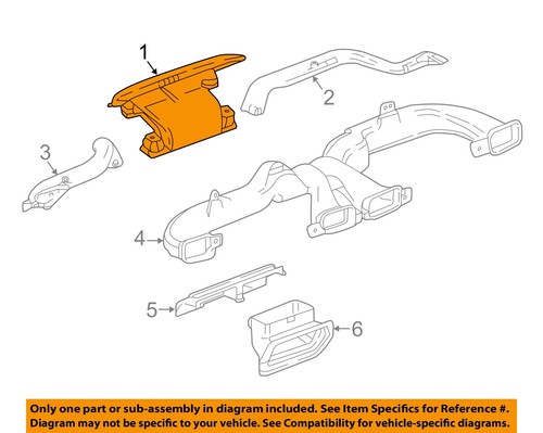 GM OEM 18-23 Equinox Instrument Panel Ducts-Defroster Nozzle 84206995 ...