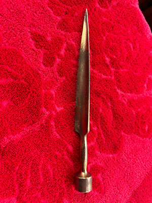 Three Sided Cast Brass Lightning Rod Topper Marked "MILLER", Free S/H ...
