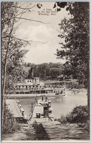 Winnipeg Manitoba Boat on the Red River Vista Unused Postcard H69 | eBay