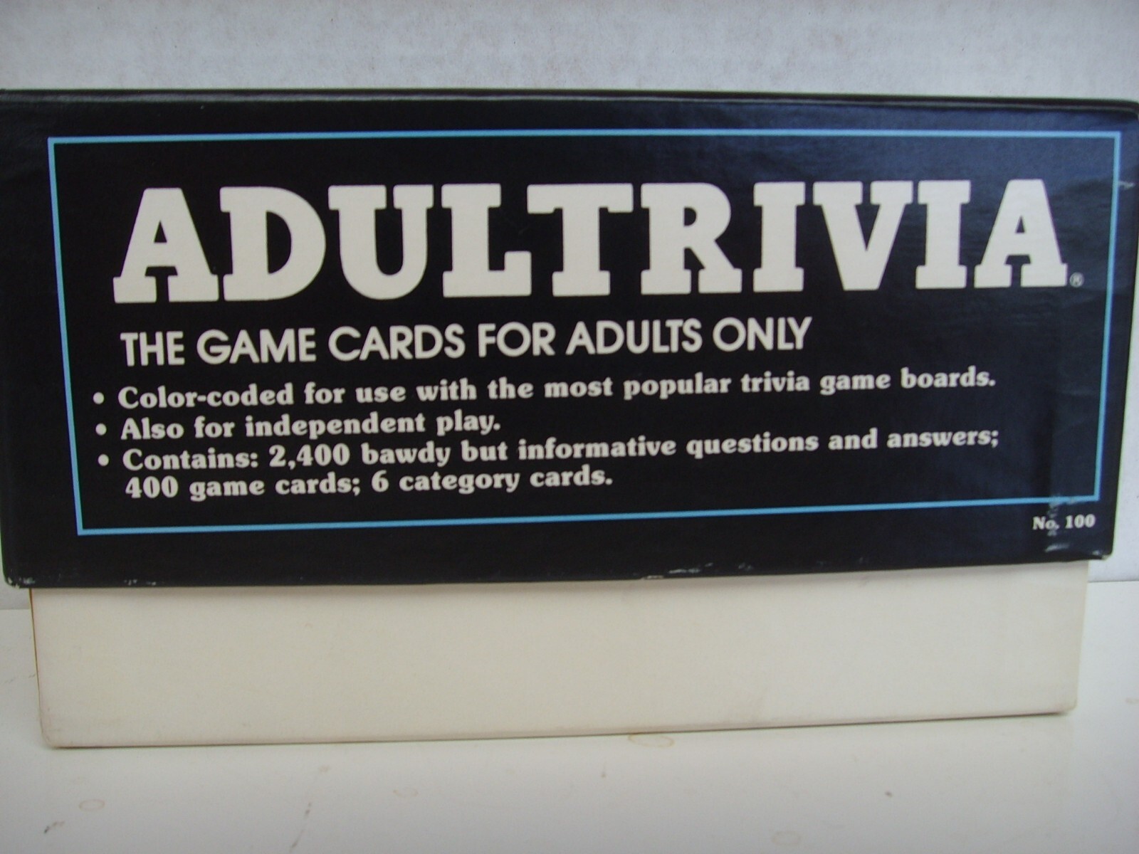 Trivial Pursuit Adult Trivia 400 Subsidiary Game Cards for Adults 18 ...