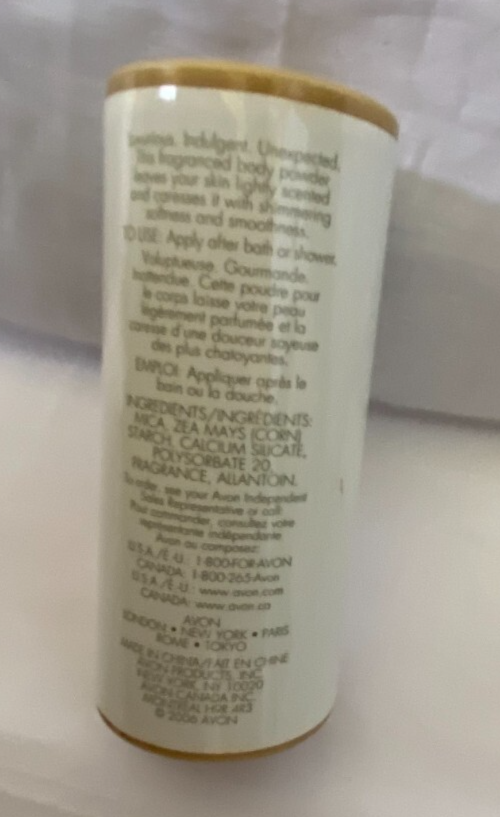 AVON Discontinued Shimmering Dusting/Body Powder & Perfumed Body Talc ...