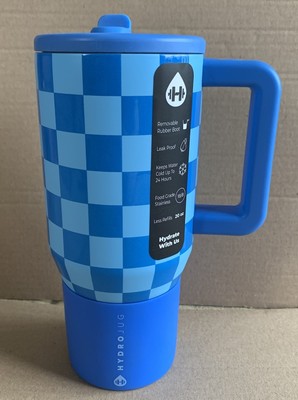 HydroJug Traveler 20oz Cobalt Checkers Limited Edition Cup New Read | eBay
