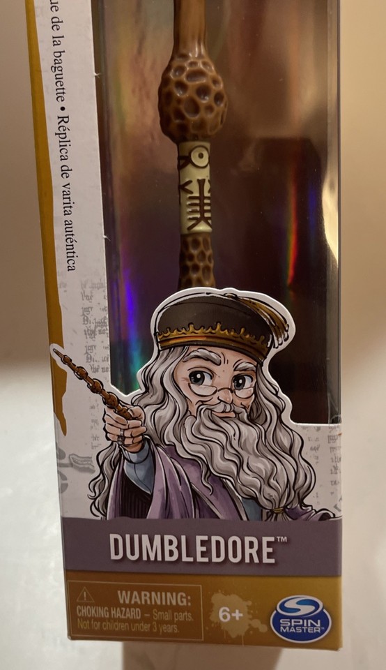 Harry Potter, 12-inch Spellbinding Albus Dumbledore Magic Wand with ...
