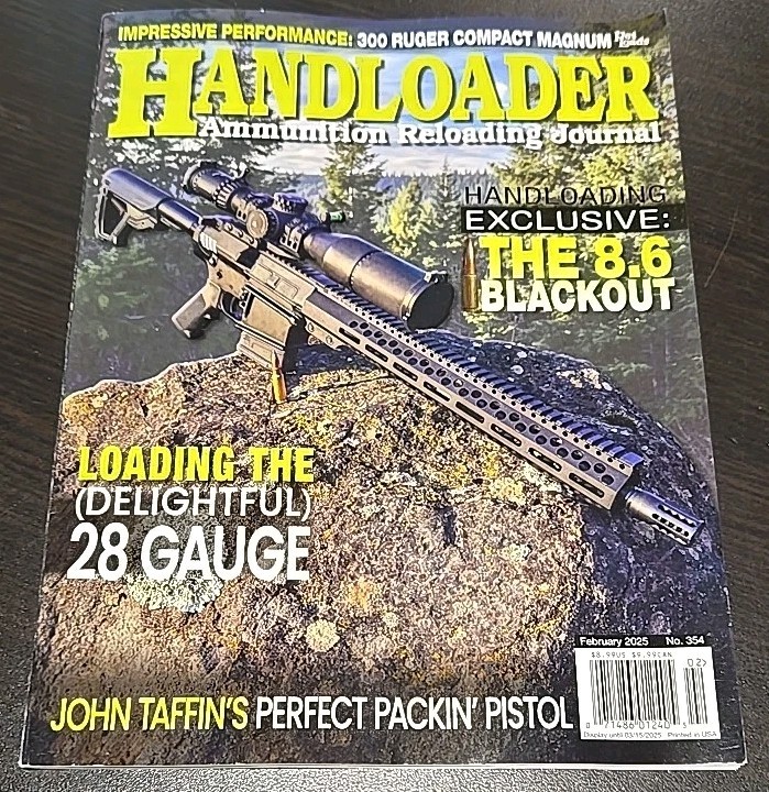Handloader Magazine February 2025 Issue 354 Ammunition Reloading ...