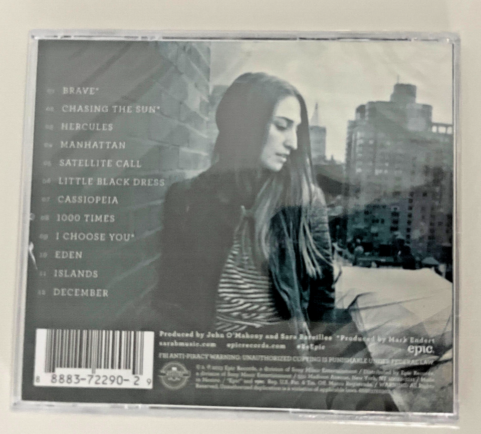The Blessed Unrest by Sara Bareilles CD 2013 New Sealed Jewel Case ...