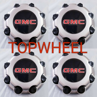 4pcs. GMC Sierra Yukon VAN 1500 2500 3500 16" Wheel Center Caps Hub 8 ...