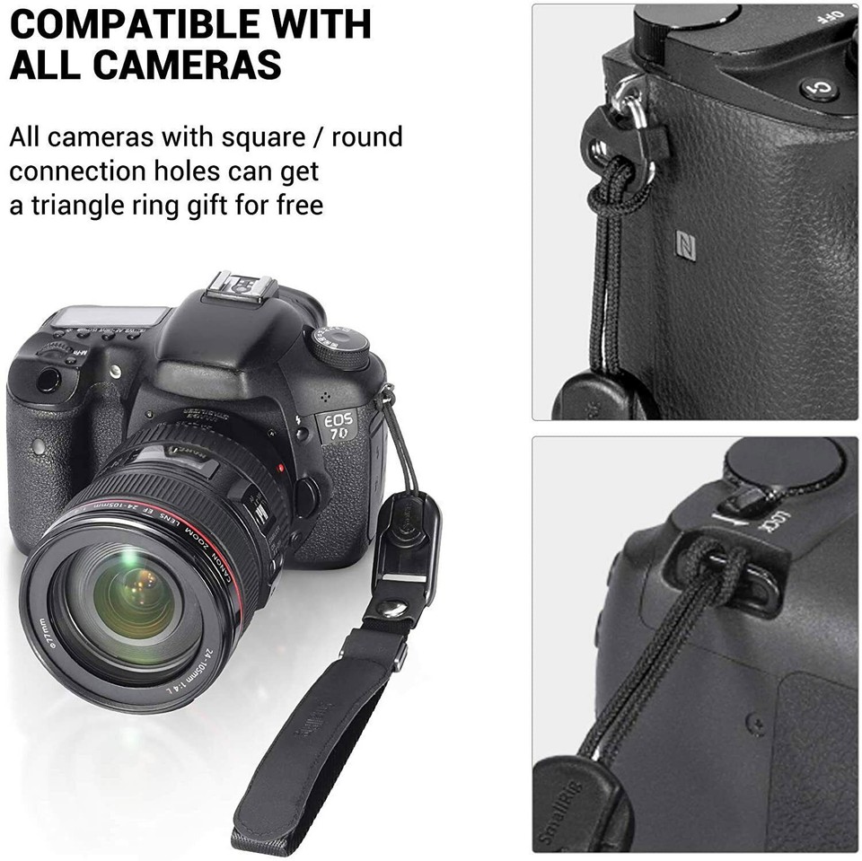 SmallRig Adjustable Camera Strap Cuff Wrist Camera Hand Straps for Sony ...
