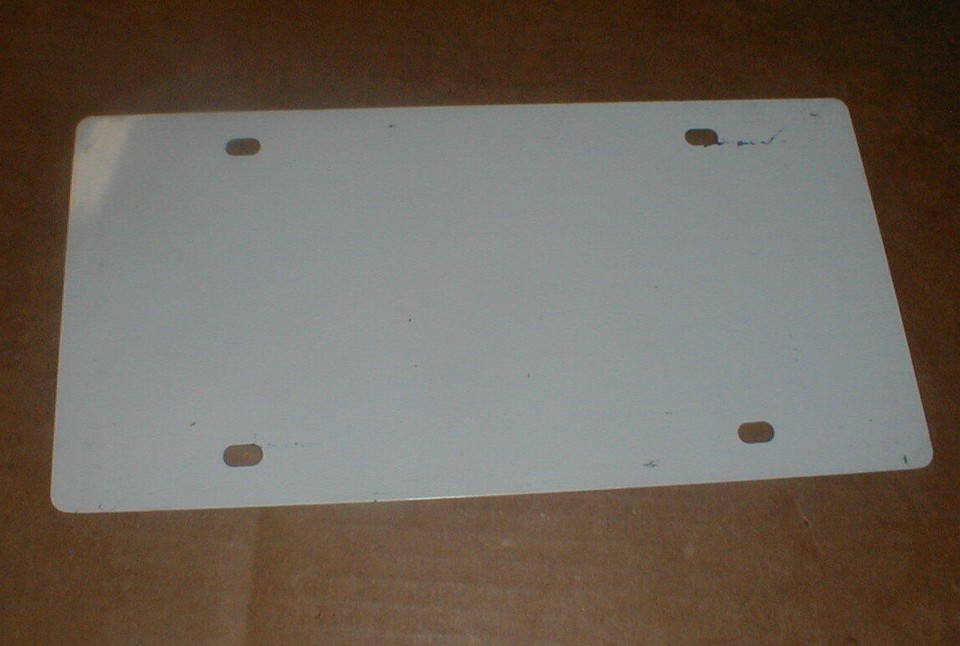 Apperson Ford Motor La Grange NC vtg metal heavy license plate tag NOS ...