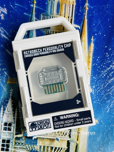 SILVER Astromech Personality Chip Disney Parks Galaxy’s Edge Star Wars ...