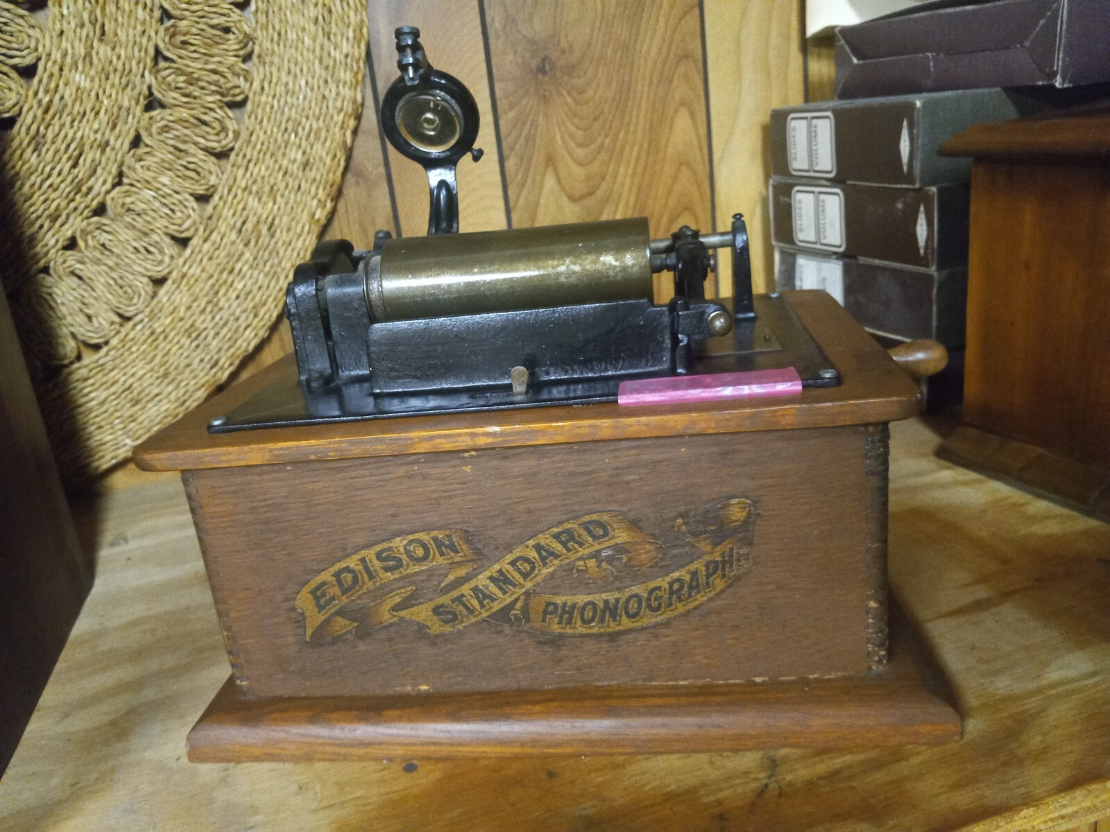 Antique Edison Standard Phonograph Beautiful Condition needs Stylus ...