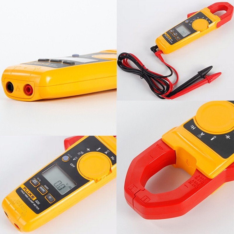 Fluke 325 True RMS DC AC Current and Voltage Tester Capacitance Clamp ...